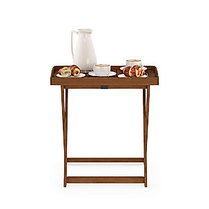 Furinno FG19557 Tioman Outdoor Hardwood Tray Table Large, Natural