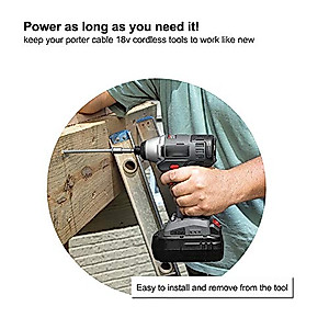 3.6Ah Replacement Battery Compatible with Porter Cable 18V Battery Ni-MH PC18B Battery Replacement PCC489N PCMVC PCXMVC Cordless Power Tools 2Packs