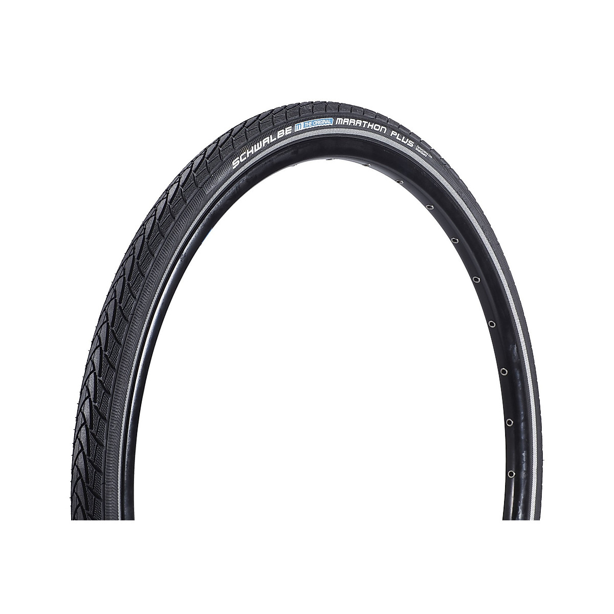 Schwalbe Marathon Plus Tire - 26 x 2, Clincher, Wire, Black/Reflective ,Performance Line