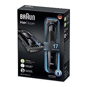 Braun HC5050 Hair Clipper Razor Electric Beard, with 17 Length Settings