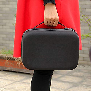 Amazon Basics Hard Shell Travel and Storage Case For Nintendo Switch & OLED Switch, Black, 12 x 4.8 x 9 Inches