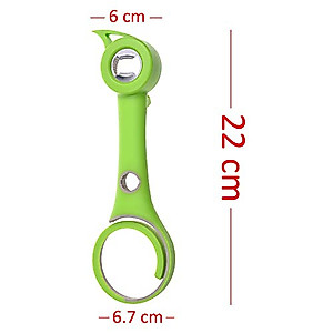 6 in 1 Multi Function Can/bottle Opener