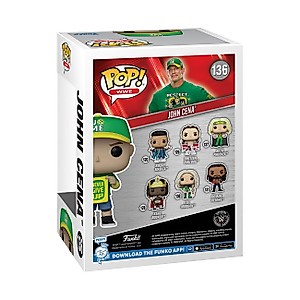 Funko POP! WWE: John Cena - (Never Give up) - Collectable Vinyl Figure - Gift Idea - Official Merchandise - for Kids & Adults - Sports Fans - Model Figure for Collectors and Display