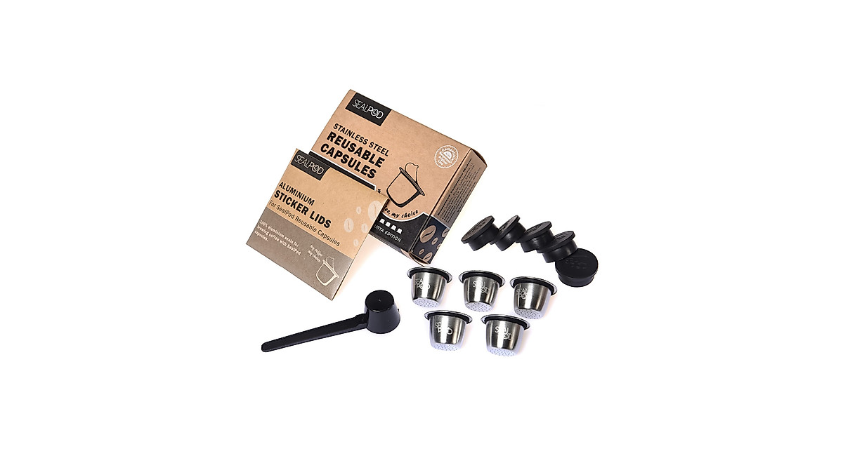 SEAL POD Reusable Nespresso Pods - Stainless Steel & Refillable