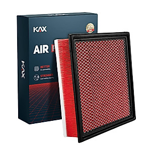 KAX Premium Engine Air Filter, GAF029 (CA10262) Replacement for Ford F-150, F-250, F-350, F-450, F-650, F-750, Expedition, Lincoln Navigator, 200% Longer Life