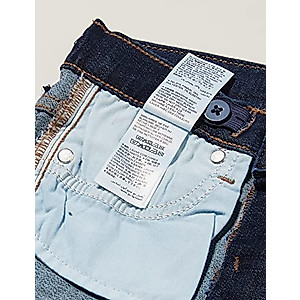 Amazon Essentials Outdoor Girls' Skinny Fit Stretch Jeans, Dark Wash, Size: 14 Slim