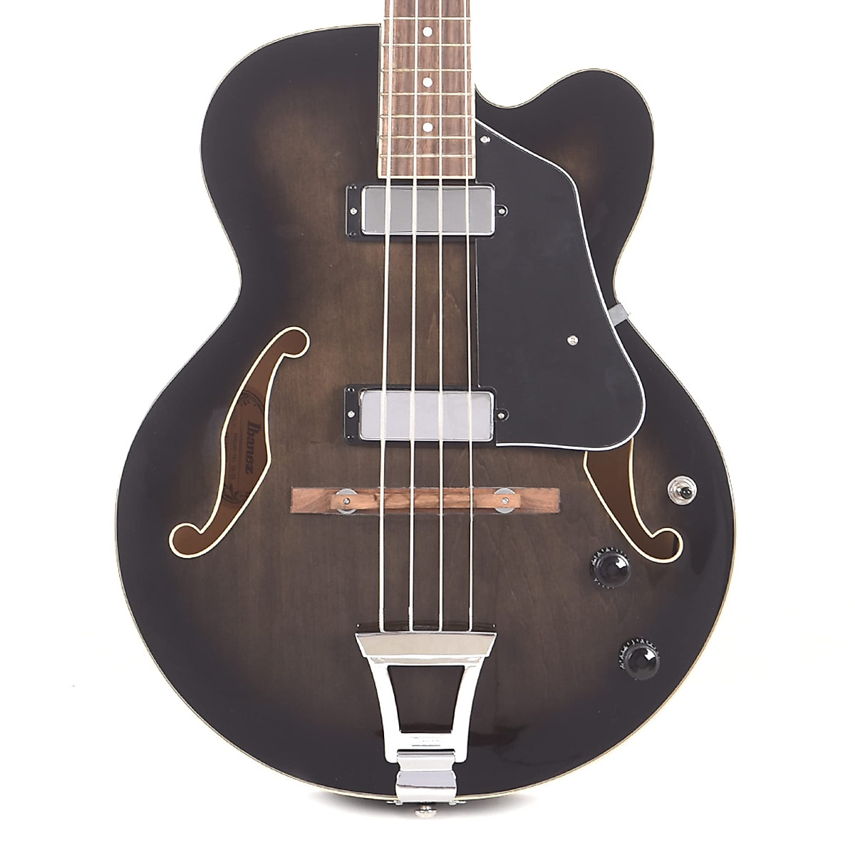 Ibanez AFB, 4-String Bass Guitar, Right, Transparent Black Sunburst (AFB200TKS)