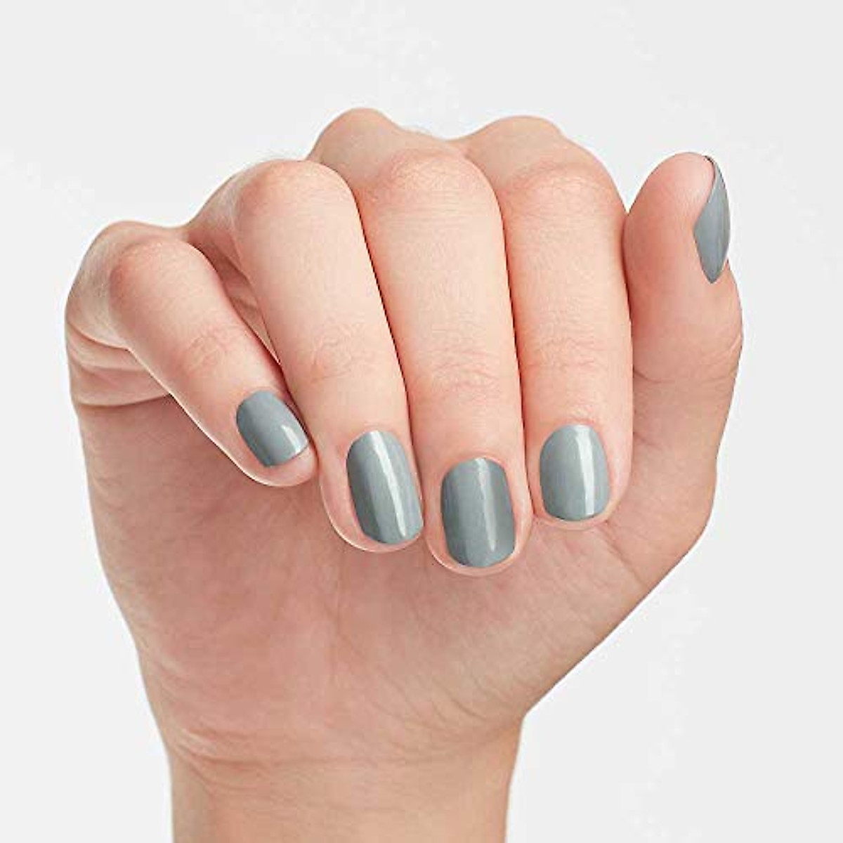 OPI Infinite Shine 2 Long-Wear Lacquer, I Can Never Hut Up, Gray Long-Lasting Nail Polish, Fiji Collection, 0.5 fl oz