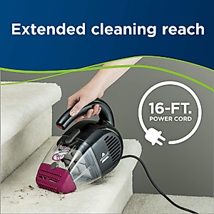 Bissell Pet Hair Eraser Handheld Vacuum, Corded, 33A1