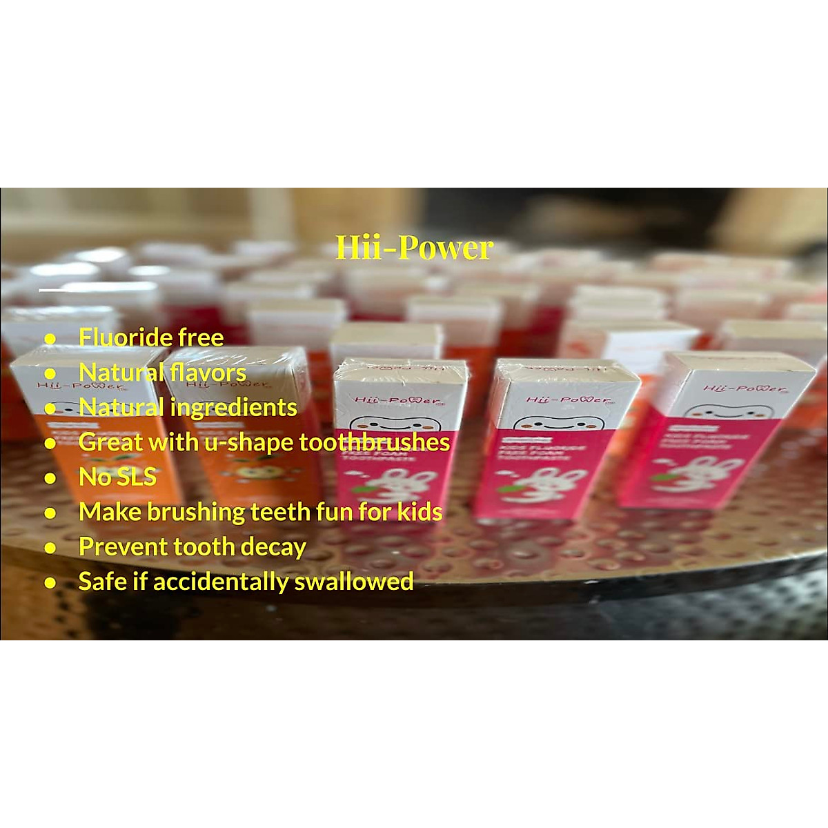 Hii-Power Kids Fluoride Free Foam Toothpaste (Strawberry)