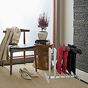 xiaolajiao Stainless Steel Boot Rack, Durable Boot Storage, Shoes Storage Holder Organizer