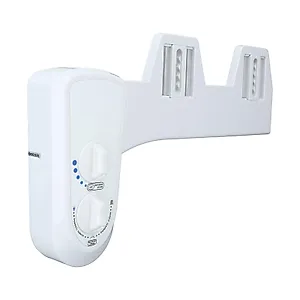 Honio Bidet Attachment, Self Dual Nozzle Gentle Toilet Seat Bidet Water Saving for Feminine Wash (1/2)