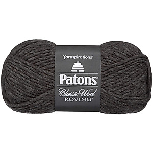 Patons Classic Wool Roving Yarn (6-Pack) Dark Grey 241077-77040