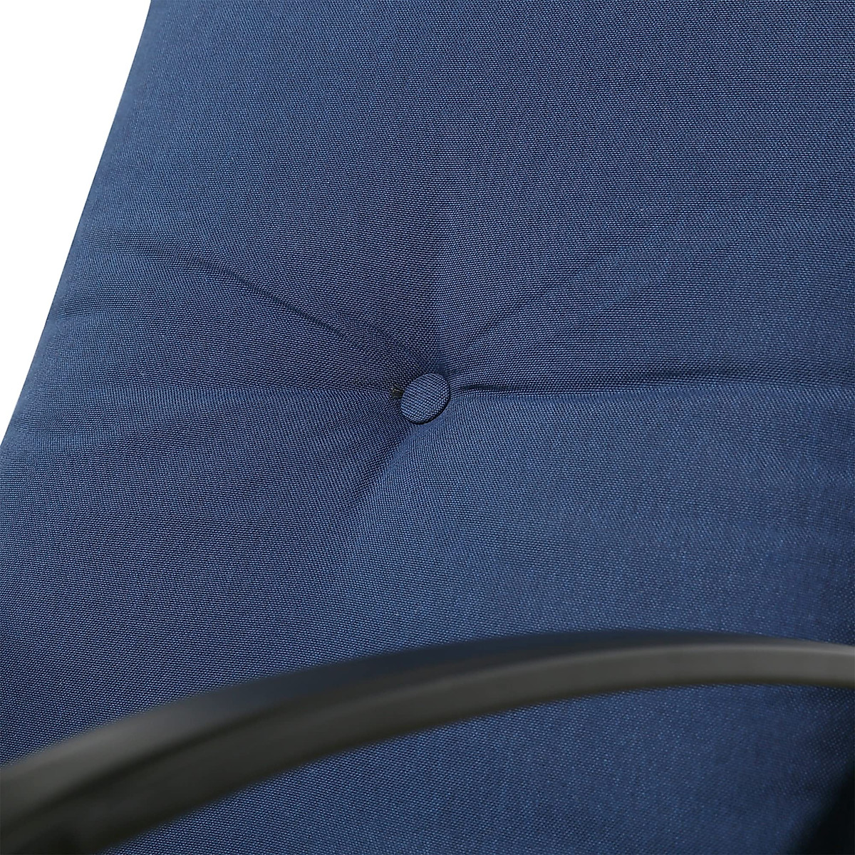 Ulax furniture Patio Recliner Chair Automatic Adjustable Back Outdoor Lounge Recliner Sofa Chair with 100% Olefin Cushion