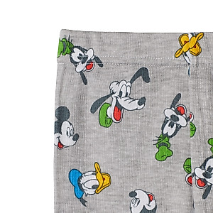 Disney Baby Boys' Mickey Mouse 4-Piece Snug Fit Cotton Pajamas (as1, age, 24_months, Hello There)