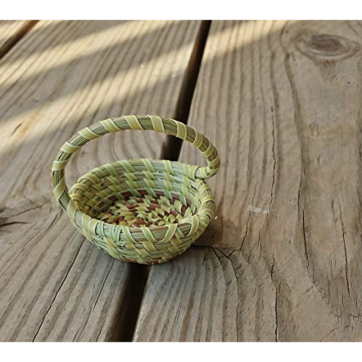 Sweetgrass Mini One Handle Basket