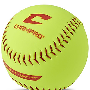 Champro Safe-T-Softball Cover (Optic Yellow, 12-Inch), Pack of 12