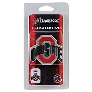 Flashscot Collegiate Ohio State O Logo Shape USB Drive, Ohio State, 16GB