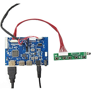 VSDISPLAY 9.1" 9.1 Inch 822X260 LCD Screen LQ091B1LW01 with HD-MI USB LCD Controller Board VS-TY2660H-V818