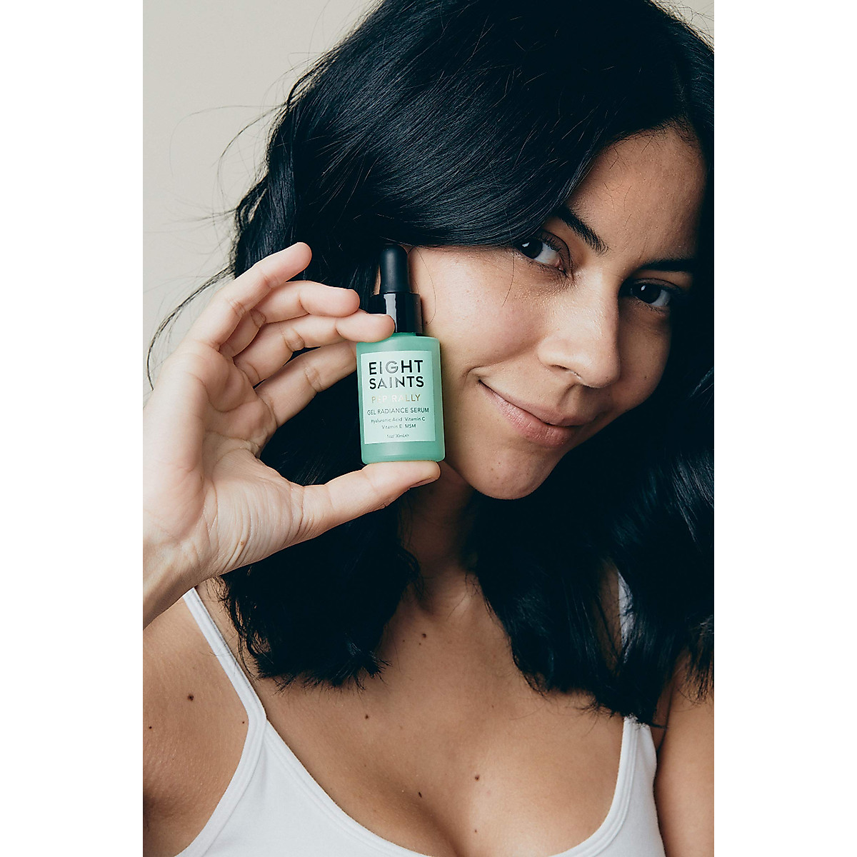 Eight Saints Skincare Pure Hyaluronic Acid Serum for Face Plumping, Natural and Organic Vitamin C Face Serum with Vitamin E for Fine Lines, Reduces Wrinkles, Firming, Hydrating, Anti-Aging, 1 Oz