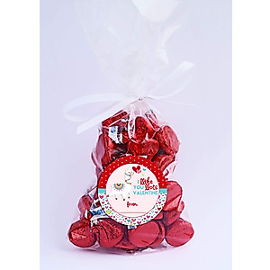 Like You Lots Llama-Themed Valentine Party Favor Sticker Labels, 40 2" Party Circle Stickers by AmandaCreation, Great for Classroom Valentines, Envelope Seals, Gifts & Treats