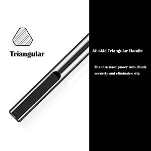 Mgtgbao 6MM Masonry Drill Bits, 10PC 1/4” Concrete Drill Bit Set for Tile,Brick, Plastic and Wood,Tungsten Carbide Tip Best for Wall Mirror and Ceramic Tile. …