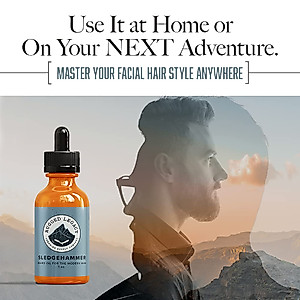 Rugged Legacy - Beard Oil, Sledgehammer 1oz Beard Oil For Men - Mens Beard Oil with Scents of Bergamot, Vanilla, and Patchouli like Ancient Vikings - Natural Beard Oil for Softer & Manageable Beard