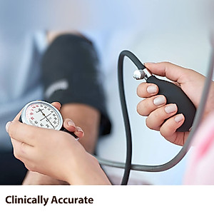 LotFancy Aneroid Sphygmomanometer, Large Adult Cuff (13" to 20"), Professional Manual Blood Pressure Monitor, Nurse BP Monitor, Durable Carrying Case Included, L Cuff