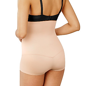 Maidenform Womens Minimizing Hi-waist Fajas Fl2107 Shapewear-briefs, Beige, X-Large US