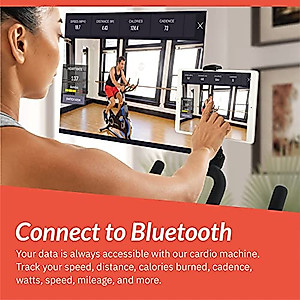 Women’s Health Men’s Health - Indoor Cycling Exercise Bike - Stationary Bike with Bluetooth Smart Connect - Stationary Exercise Bikes for Home Gym Designed to Work with the MyCloudFitness App