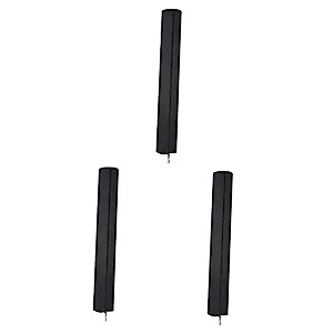 HANABASS 3pcs Washing Clothes Cover Rotary Patio Oxford Lines for Resistant D Weather Shield Closure Material Umbrella Garden Proof Rain Draw Zipper Line Shaped Canopy Rack and