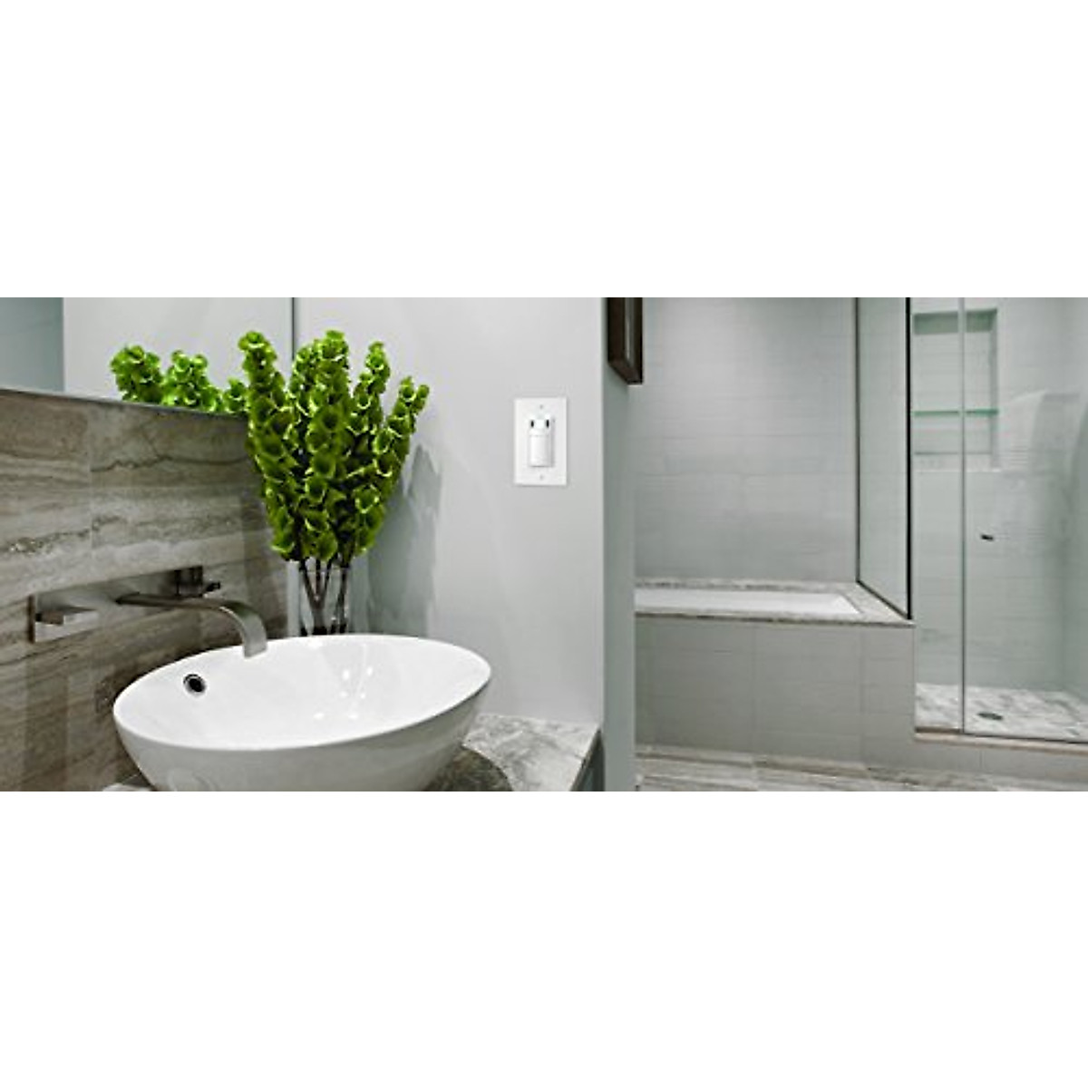 Dewstop Combination Humidity Sensor/Fan Control White 1 pk