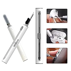 Wilbeva Cleaner Kit for Airpods Pro 1 2 3 Samsung MI Android Earbuds, Multifunctional Cleaning Pen for Bluetooth Earphones & Headphones Case Cleaning Tools with Soft Brush