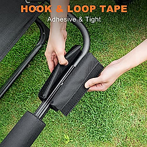 UNEEDE Zero Gravity Chair Cushion for Foot Rest, Universal Oversized Folding Loungers Recliners Foot Cushion, Footrest Padding for Patio Lawn Outdoor Chair, Anti Gravity Chair Accessory for Tall User