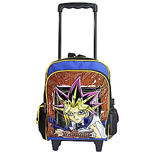 alwaysonroll New Yu Gi Oh King of Game Rolling Backpack (Yellow/Black)