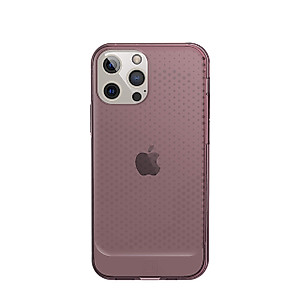 [U] by UAG Designed for iPhone 12 Case/iPhone 12 Pro Case [6.1-inch screen] Lucent Slim Fit Lightweight Stylish Transparent Impact Resistant Protective Phone Cover, Dusty Rose