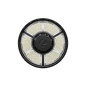 Lithonia Lighting CPRB ALO13 UVOLT SWW9 80CRI DBL LED Round High Bay with Switchable Color Temperature and Adjustable Light Output Switch, Multi-Volt 120-347V, 13-inch, Black