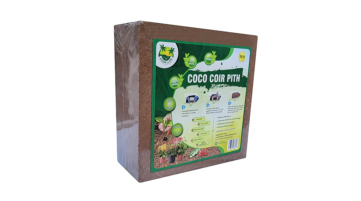 MODELLOR Premium Coco Coir Brick - Organic Seed Starter
