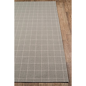 Erin Gates by Momeni Marlborough Deerfield Grey Hand Woven Wool Runner 2'3" X 8'