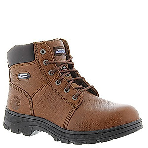 Skechers for Work Men's Workshire Relaxed Fit Work Steel Toe Boot,Brown,11 M US