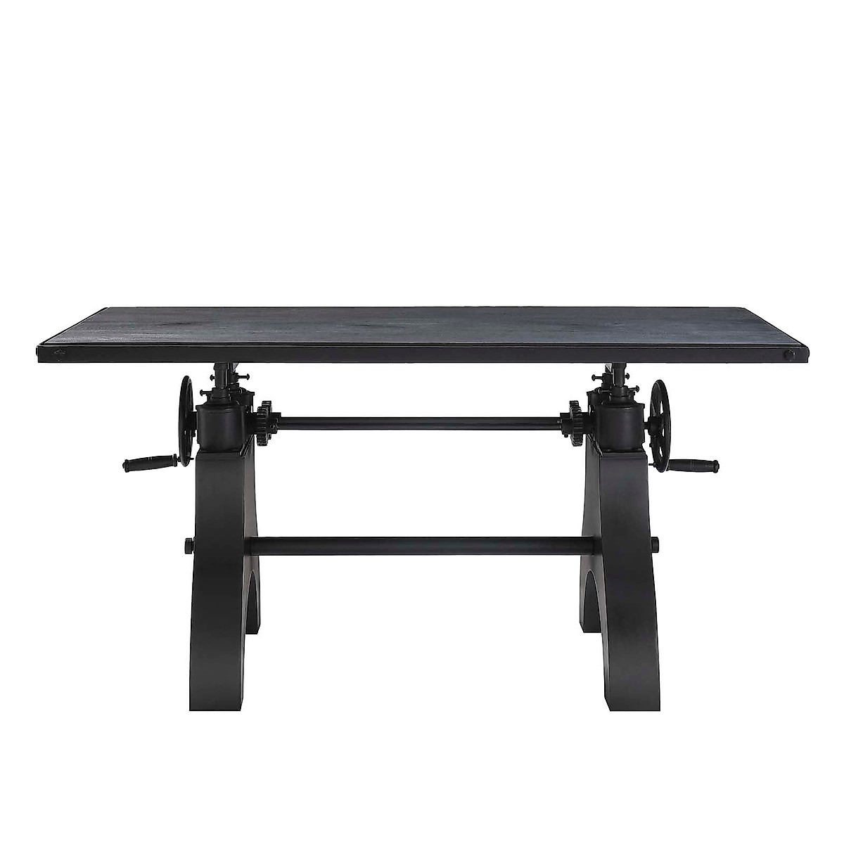 Modway 60" Adjustable Counter/Bar-Height Table or Computer Desk Black