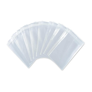 Cookie Bags For Packaging And Gift Giving, Clear Self Sealing Individual Cellophane Bags, 4 x 6 inches, 200 Pcs Plastic Wrappers For Cookies, Candy, Gifts, Favors, Products, Chocolate, Herbs, Etc