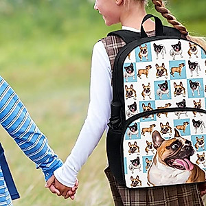 Dog Backpack for School Cute School Bag for Teen Girls 17 Inch Women Laptop Backpack for Office Work Travel