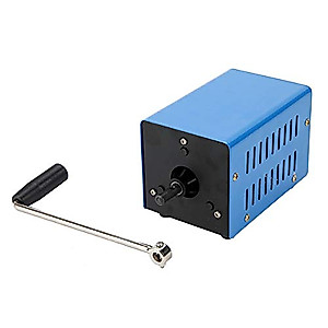 YaeTek Portable Generator Hand Crank Charger Generator USB Generator Inverter Outdoor Multifunction Manual Crank Generator for Travel Camping Hiking Survial