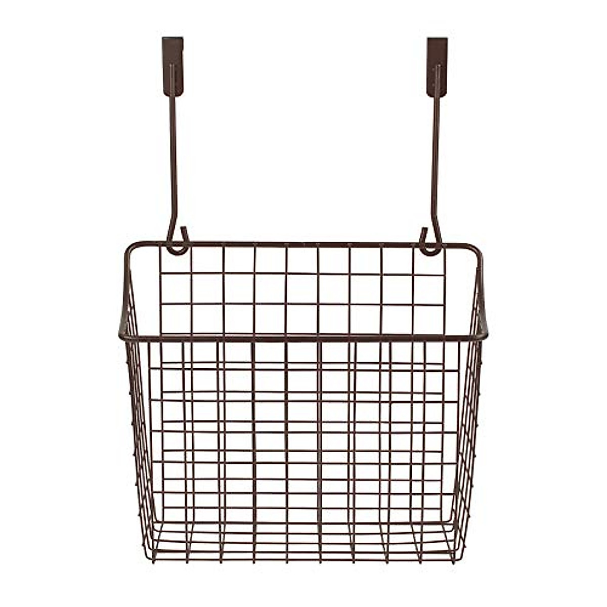 Spectrum Grid Over The Cabinet Wire Storage Basket Large (Bronze) - Organizer for Bathroom, Kitchen, Under Sink, Pantry, Hair Tools, & More