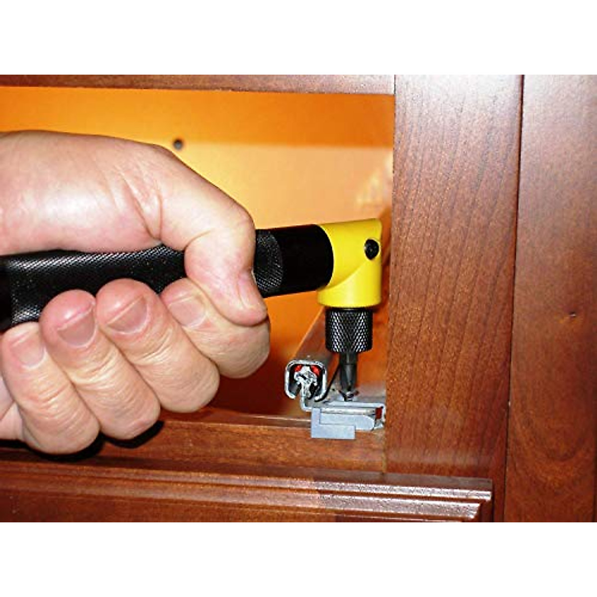 FATHER'S DAY SPECIAL Tool Gift For Men Right Angle Drill & Screwdriver Attachment Gift Tool Kit Tight Fit Hex Bit 90 Degree Angle Adapter Power Drill Accessory Driver Extension 00110