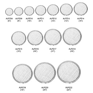 Thunder Group Pizza Screen, 22-Inch, Seamless Rim