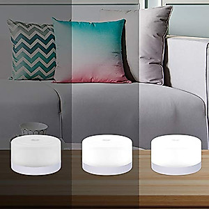 S SELDORAUK Touch Night Lights for Kids with Dimming Function, Rechargeable Baby Nursery Night Light, Dimmable Bedside Lamp for Breastfeeding and Sleep (White, 2Pack)