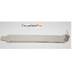 Pc Accessories - Connectors Pro 10-PK PC Computer Back Slot Cover 12cm Height & 2cm Width, PCI L Blank Stainless Steel Bracket, 10-Pack