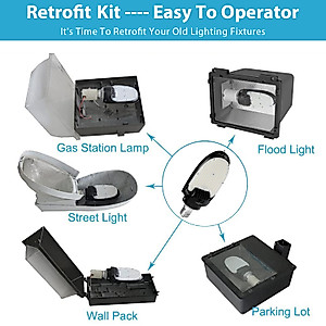 115W Retrofit LED Corn Light, 180° Paddle LED Bulb wiht Rotatable Mogul E39 Base 5000K 15500 Lm Led Corn Bulb Replaces 400W Metal Halide for Wall Pack Shoebox Parking Lot Canopy Street Fixture, UL